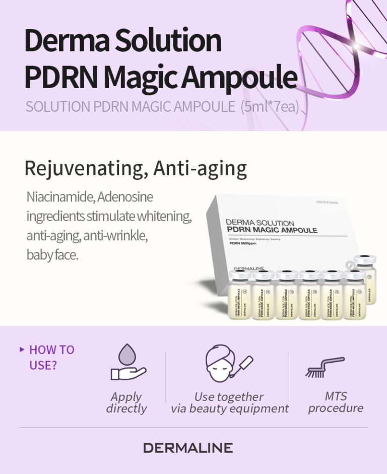 Dermaline Derma Solution PDRN magic ampoule set 5ml*7 - Kbeauty Derm